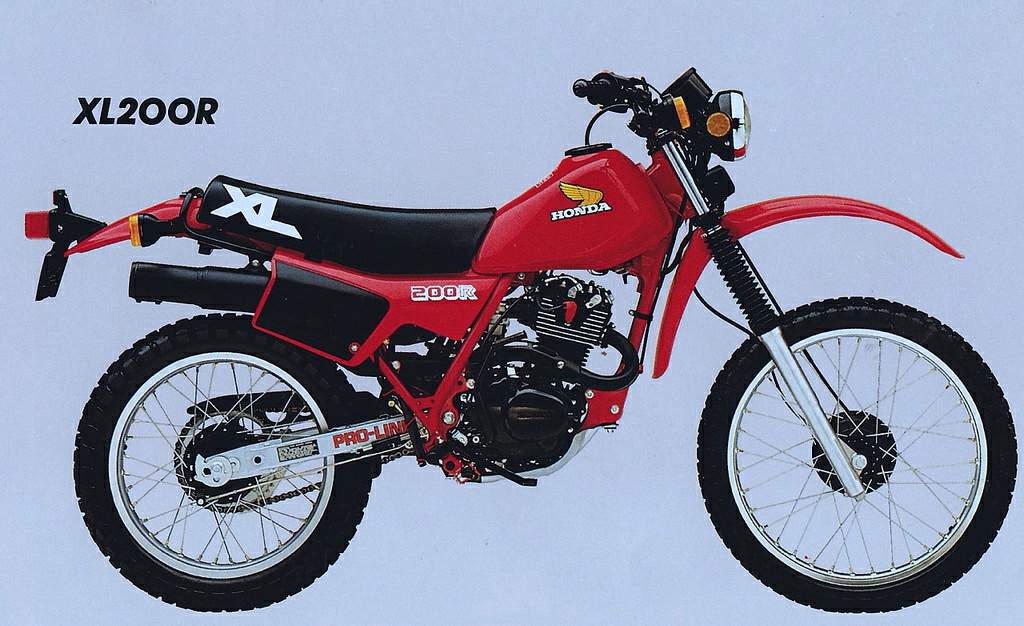 Honda XL 200R 1984 Technical Specifications